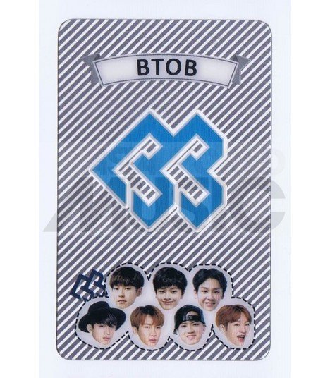 BTOB - Carte transparente LOGO 001 - ASIAWORLDMUSIC.FR - MUSICA